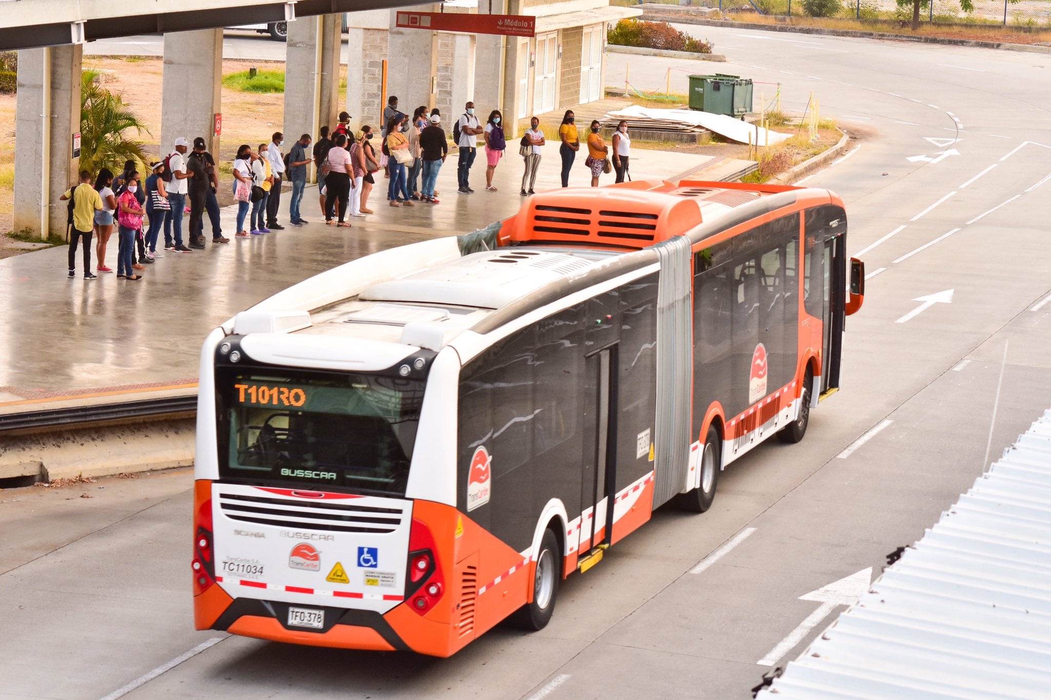 Atentos: la ruta T102 de Transcaribe extendió sus paradas en el barrio ...