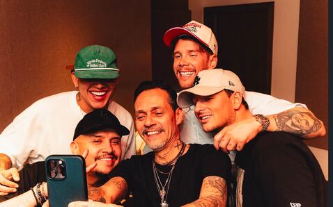 Piso 21 brilló con ‘Volver’, su nuevo tema junto a Marc Anthony y Beéle ...